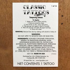 Other | 4 Temporary Tattoos Bundle | Poshmark